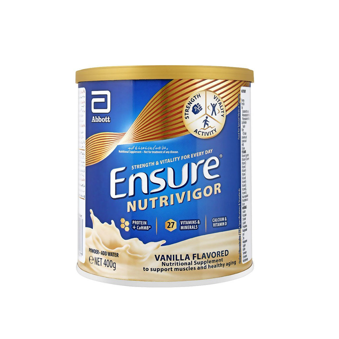 Ensure Powder Milk NutriVigor 400g – Chase Plus Pakistan