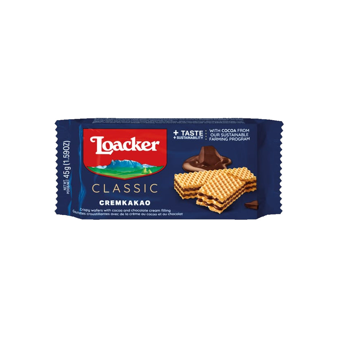 Loacker Wafers Chocolate 45g – Chase Plus Pakistan