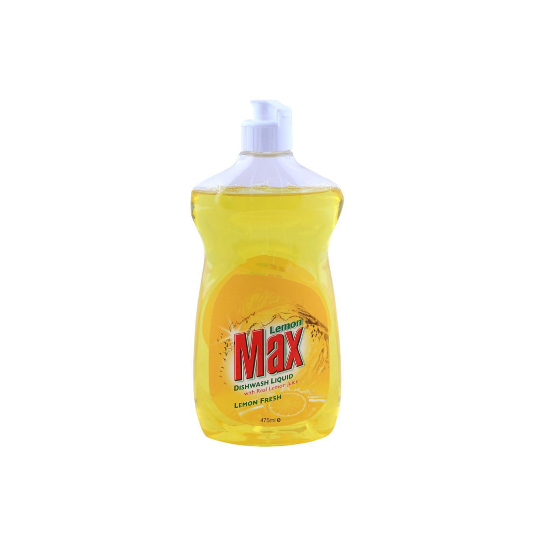 Max Dishwash Liquid Lemon Fresh 475ml – Chase Plus Pakistan