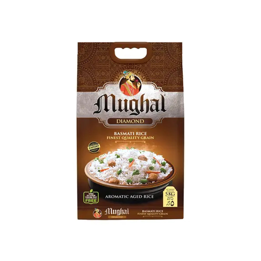 Mughal Diamond Pure Basmati Rice 5kg – Chase Plus Pakistan