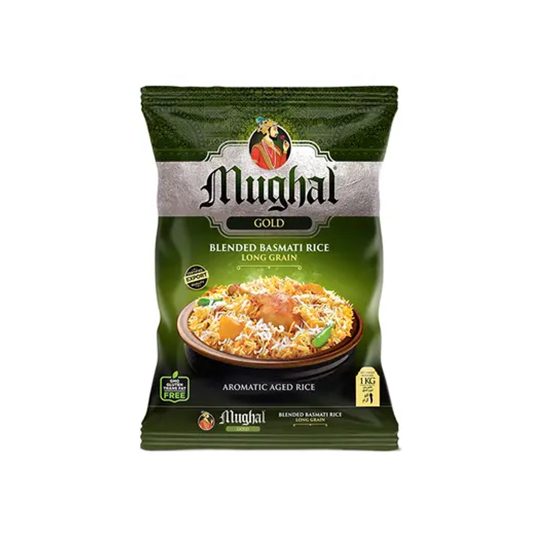 Mughal Gold Blended Basmati Rice 1kg – Chase Plus Pakistan