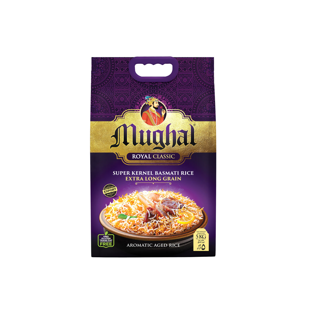 Mughal Royal Classic Super Kernal Basmati Rice 5kg – Chase Plus Pakistan