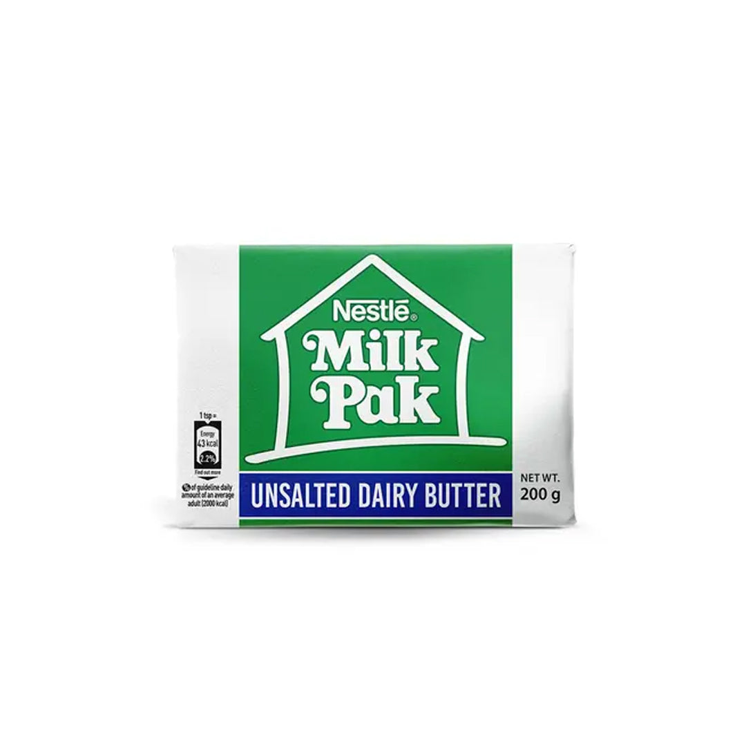 Nestle Milk Pak Dairy Butter Unsalted 200gm – Chase Plus Pakistan