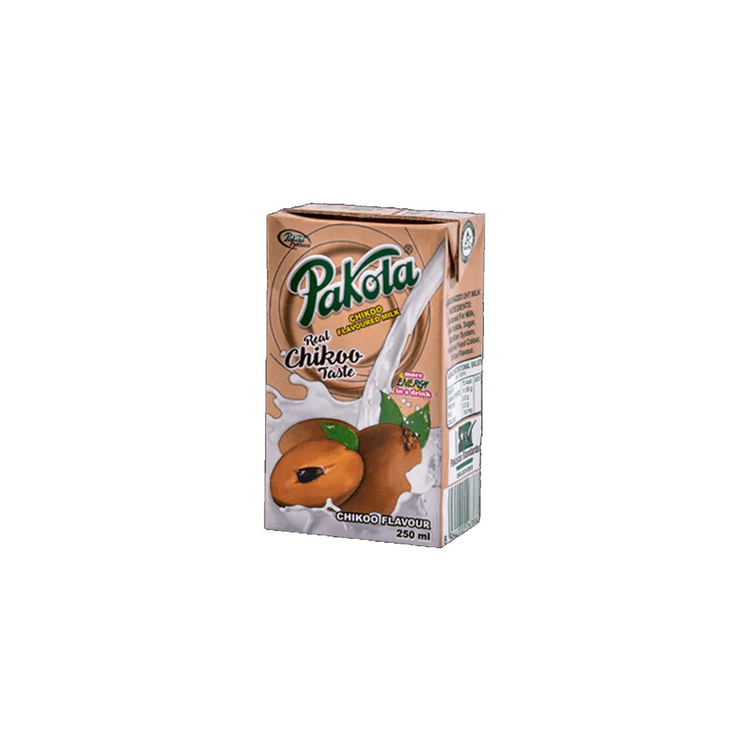 Pakola Real Chikoo Flavoured Milk Tetra Pack 200ML – Chase Plus Pakistan