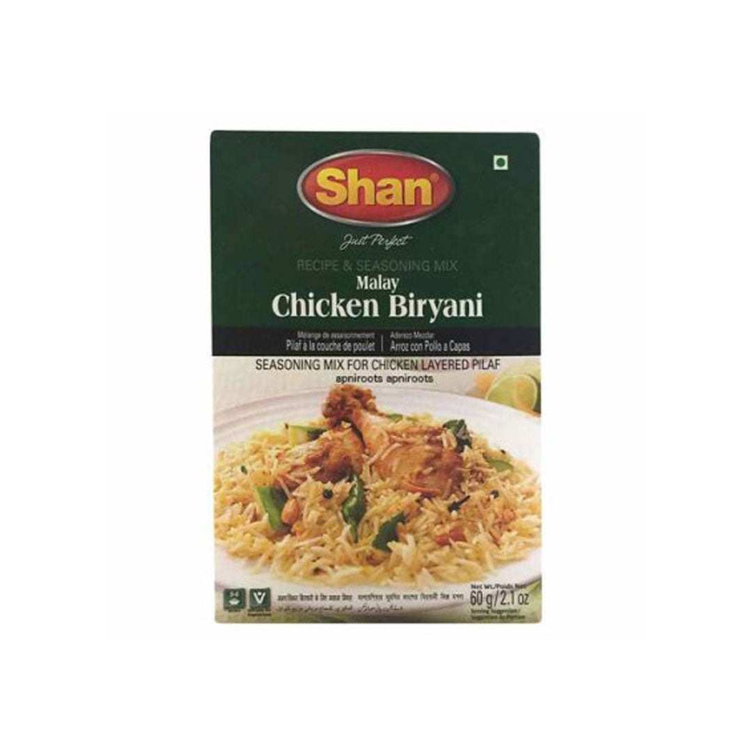 Shan Malay Chicken Biryani Recipe 60gm – Chase Plus Pakistan