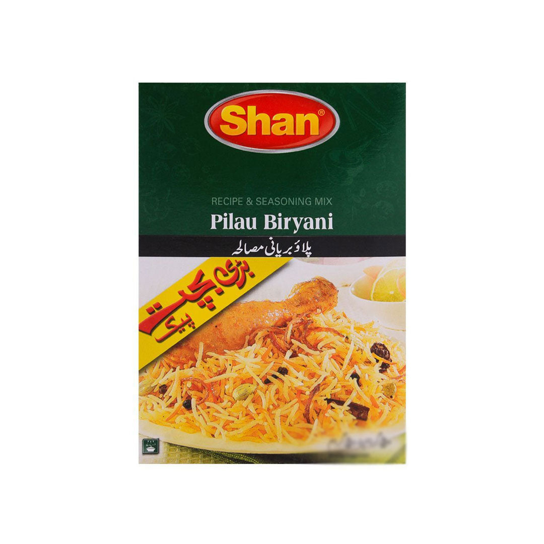 Shan Recipe Mix Pilau Biryani 80gm – Chase Plus Pakistan