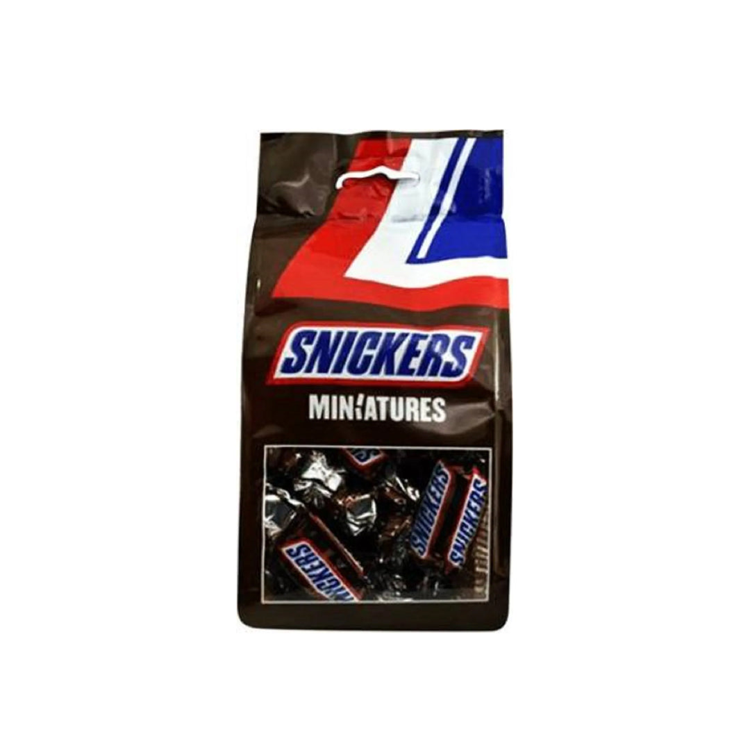 Snickers Miniatures 220gm Pouch Imp – Chase Plus Pakistan