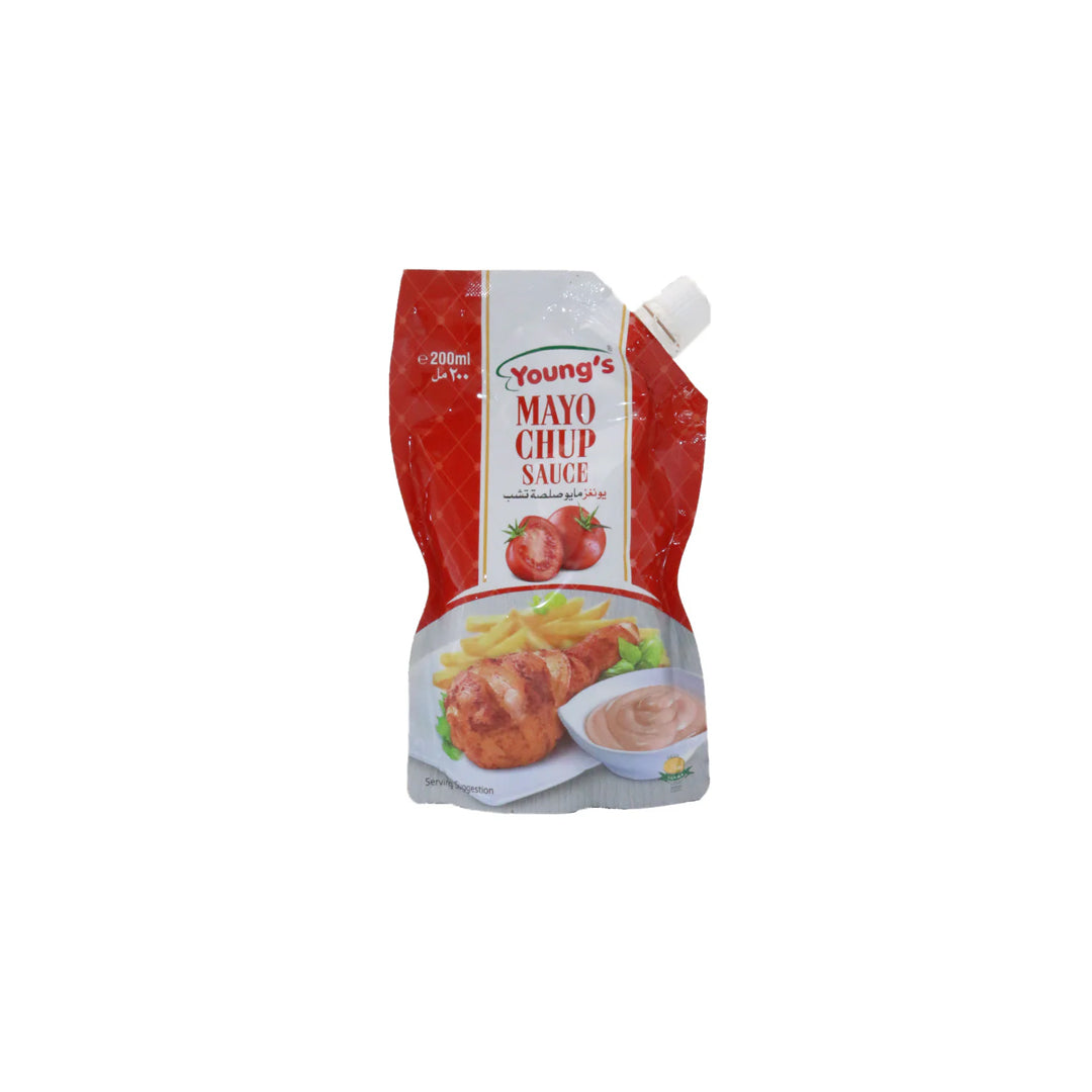Youngs Mayo Chup Sauce Pouch 200ml – Chase Plus Pakistan